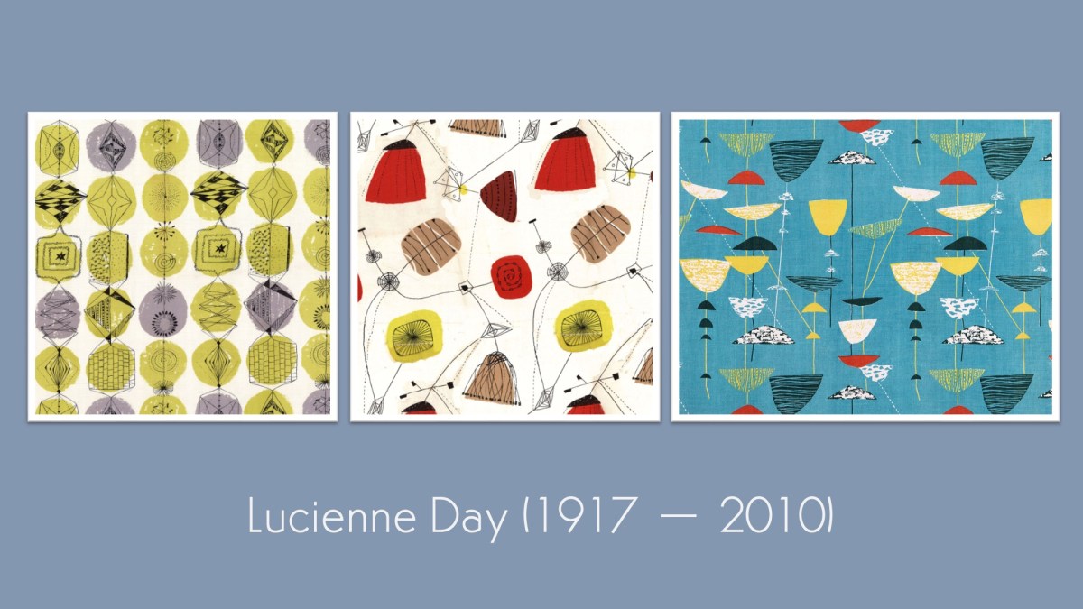 The Kick-About No.116: Artwork Inspired by Lucienne Day's Textiles